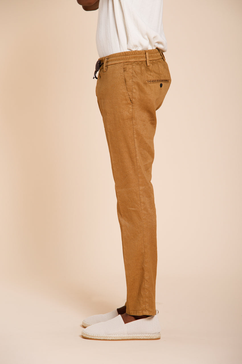 Men's Chino Trousers Milano Jogger Carpenter Linen Cotton | Mason's ...